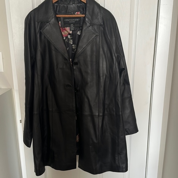 Centigrade | Jackets & Coats | 0 Leather Black Jacket | Poshmark
